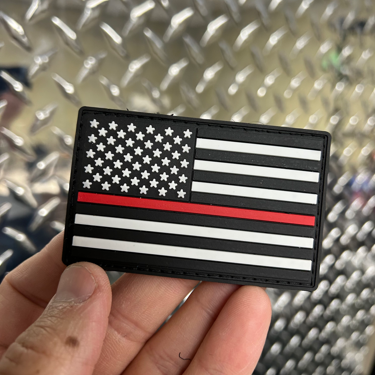 Thin Red Line PVC Patch – Notorious Fire Co.