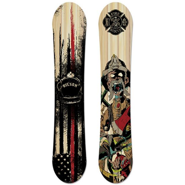Gilson Snowboard Design Collab – Notorious Fire Co.