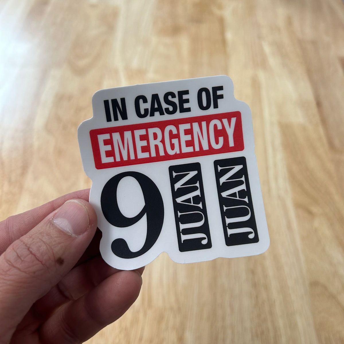 9-Juan-Juan Sticker – Notorious Fire Co.