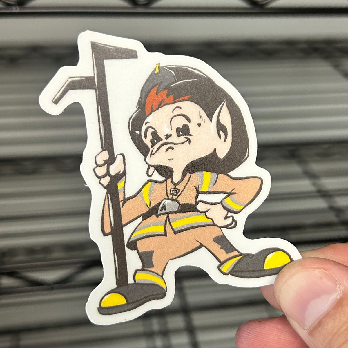 Brown Elf Sticker – Notorious Fire Co.
