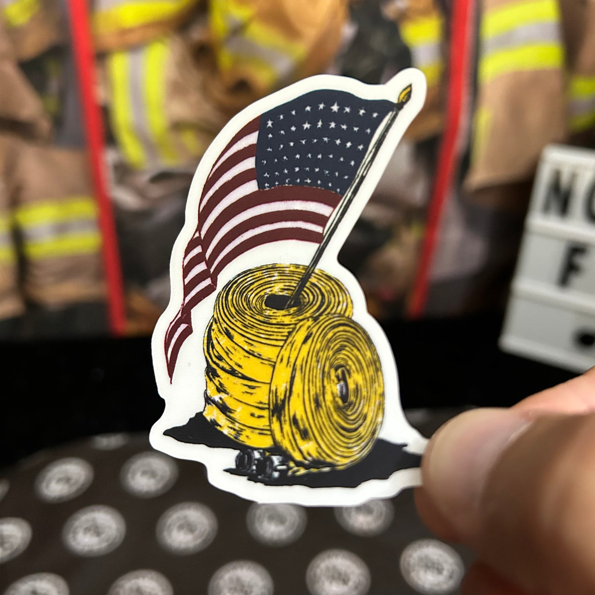 4th of July Fire Hose Sticker – Notorious Fire Co.