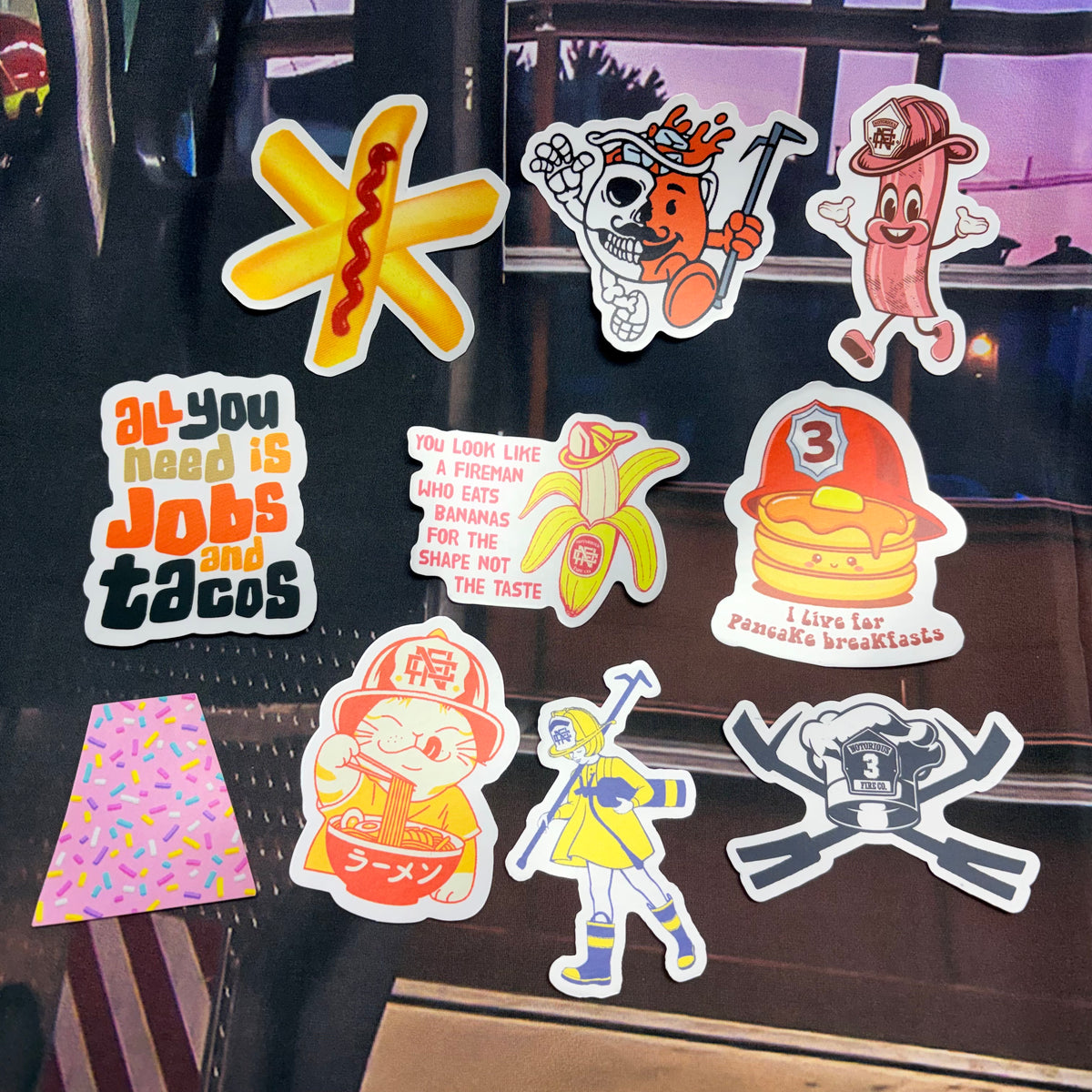 Food Sticker Bundle – Notorious Fire Co.