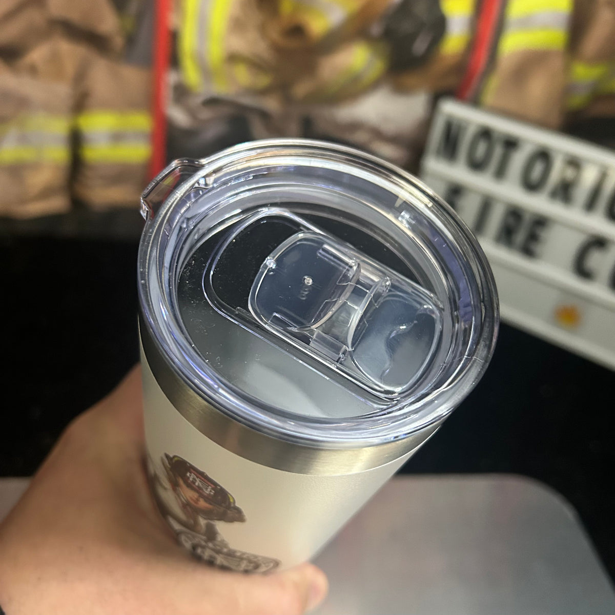 Kneeling Pin Up Stainless Steel Tumbler – Notorious Fire Co.
