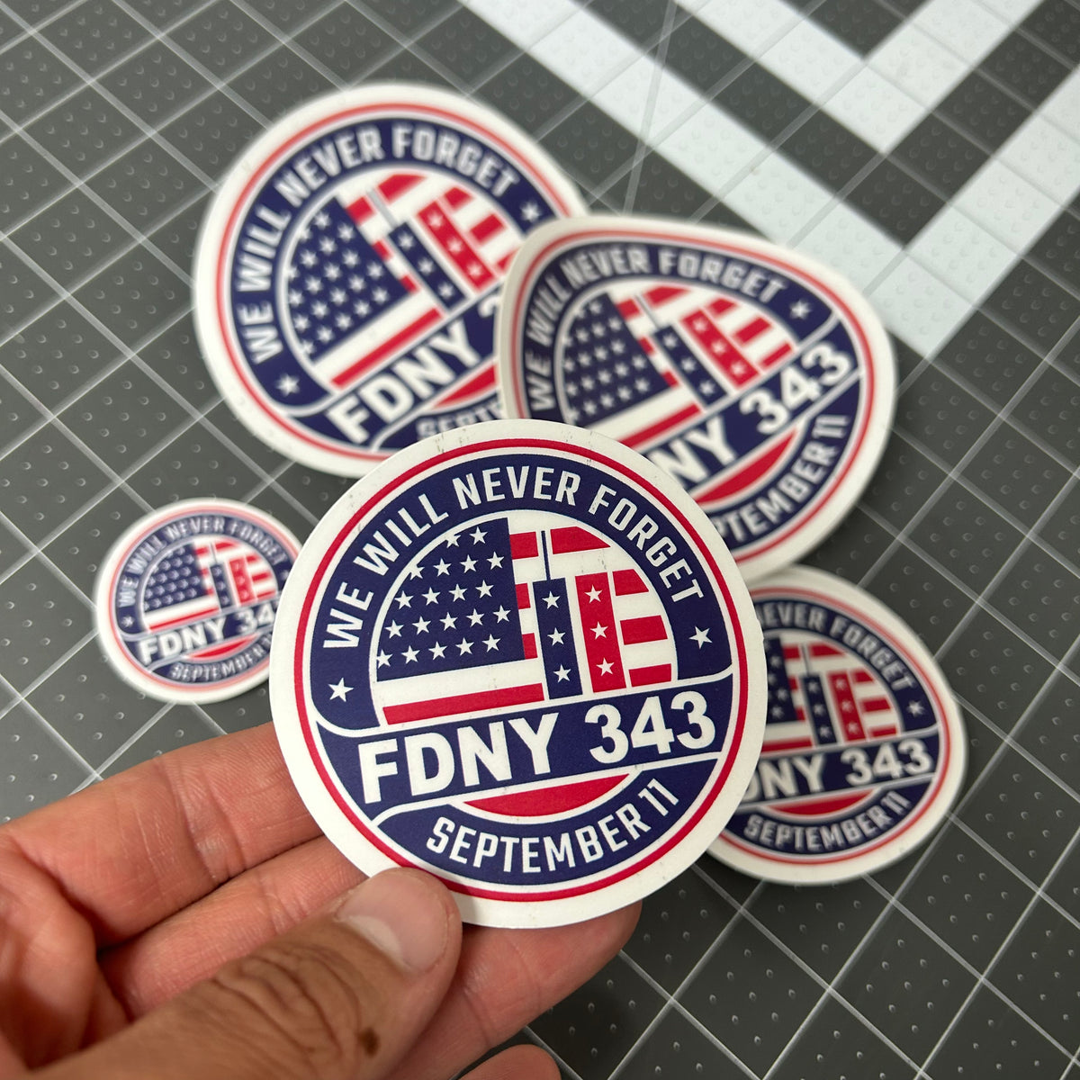 FDNY 343 Pegatina – Notorious Fire Co.