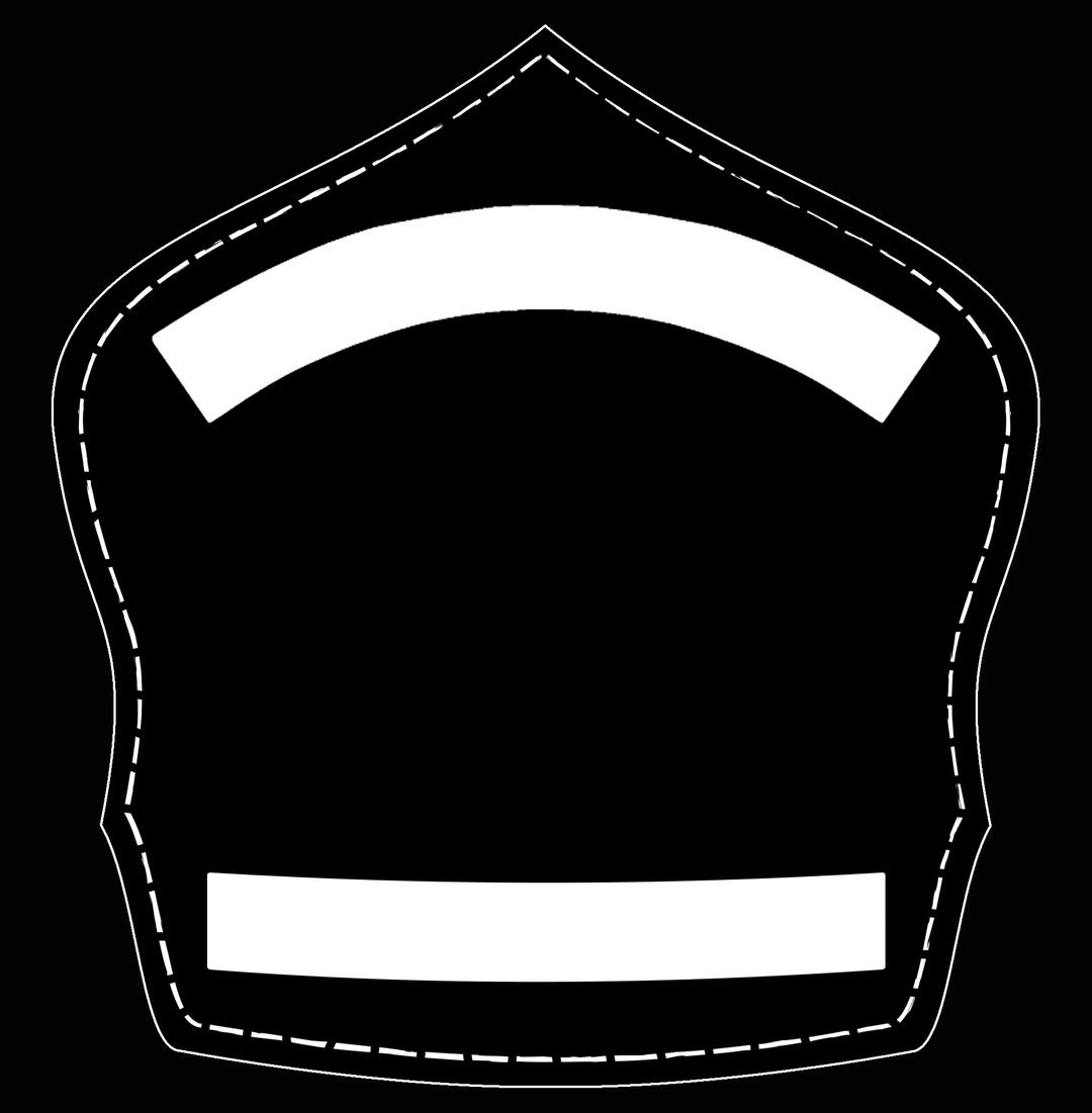 Fire Helmet Shield Outline