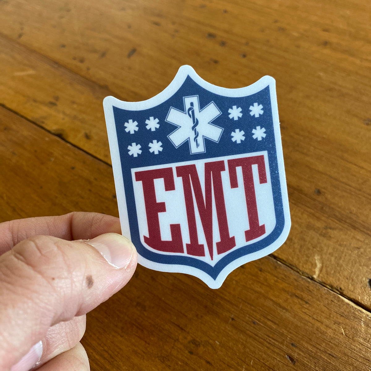 EMT Football Logo Sticker – Notorious Fire Co.