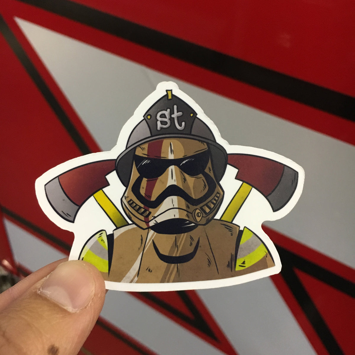 Stormtrooper Firefighter Sticker – Notorious Fire Co.
