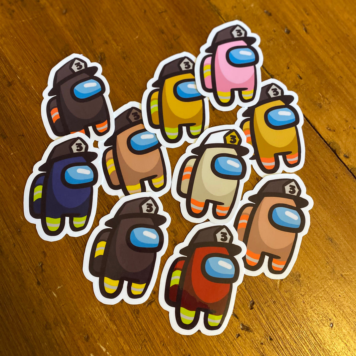 Firefighter "SUS" Stickers - Complete Set of 10 – Notorious Fire Co.