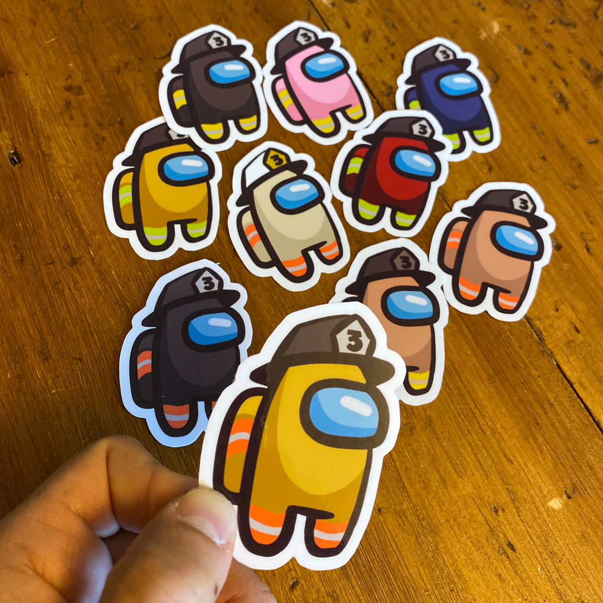 Firefighter "SUS" Stickers - Complete Set of 10 – Notorious Fire Co.